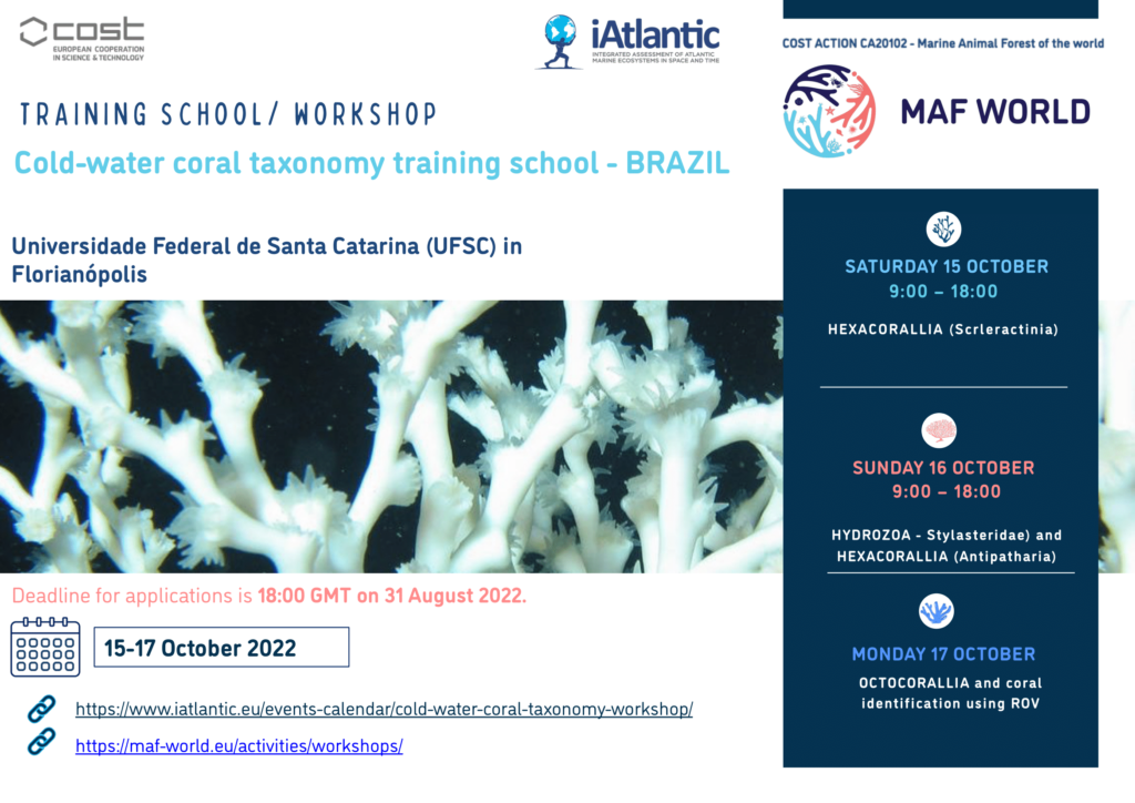 MAF WORLD • COST ACTION CA20102 – Marine Animal Forest of the World